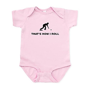 CafePress Lawn Bowl Infant Bodysuit Cute Infant Bodysuit Baby Romper Petal Pink