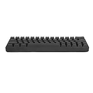 Gaming Keyboard, Triple Mode Computer Keyboard 64 Key Small Portable Ergonomic Design for Office for Gaming for Home(Red Switch)