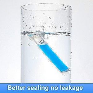 Z-Color 10pcs 10ml Lab Plastic Frozen Test Tubes Vial Seal Cap Container for Laboratory School Educational