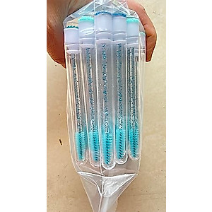 80 Pcs Mascara Wand Tube Set 40Pcs Empty Mascara Wand Tube 40Pcs Eyelash Brush Mascara Brushes for Women Girls Makeup