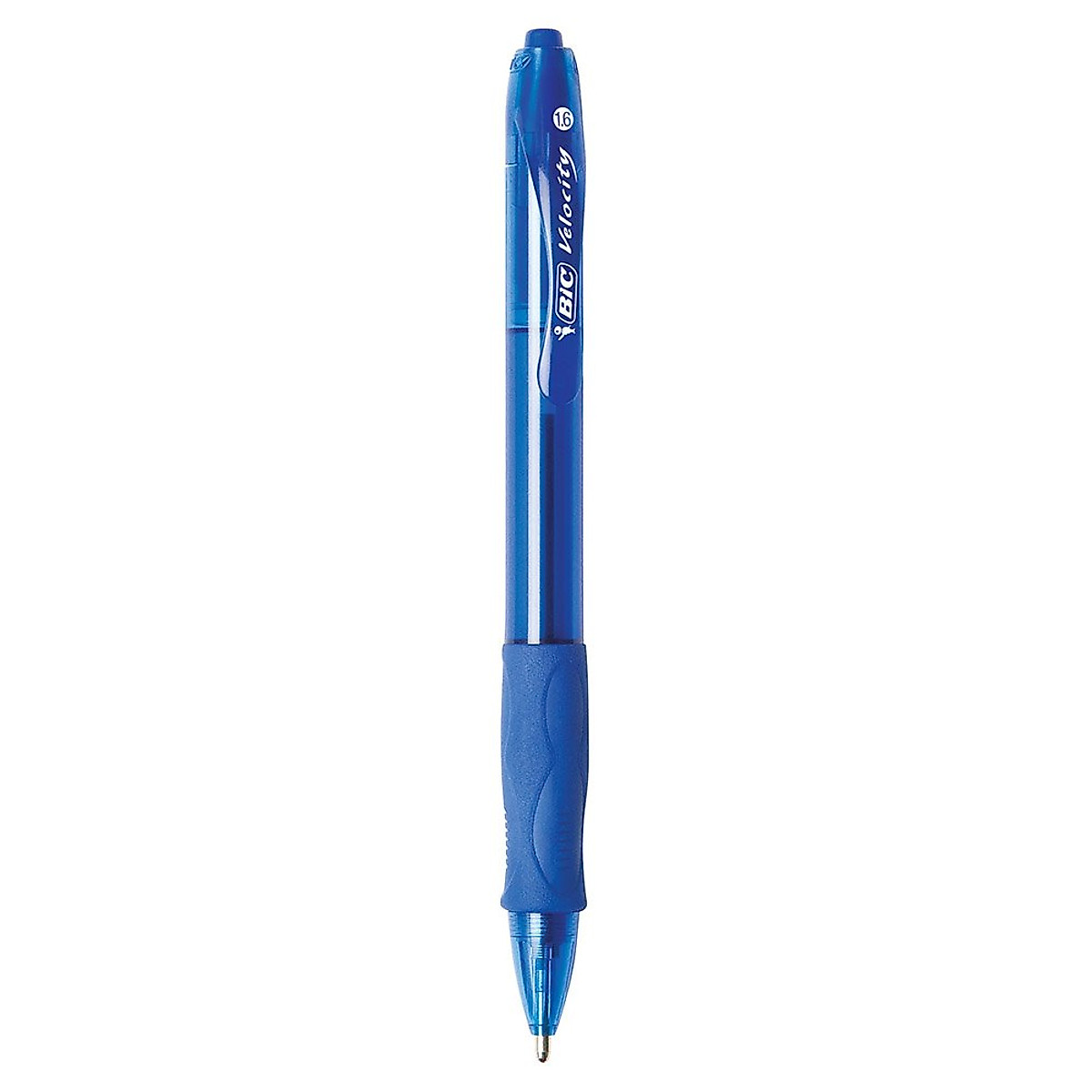 BIC Glide Velocity Bold Ballpoint Pens, Bold Point (1.6 mm), Blue Ink Pens, Translucent Barrel, 36-Count Pack (VLGB361-BLU)