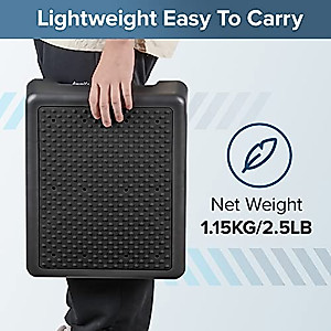 TARFEPA Mobility Step Stool for Adults, Indoor/Outdoor Portable Stair Assist, Anti-Slip Bathroom Step Stool, Platform Step for Kitchen, Office, and Bedroom, Car Step Stool for Elderly, Black