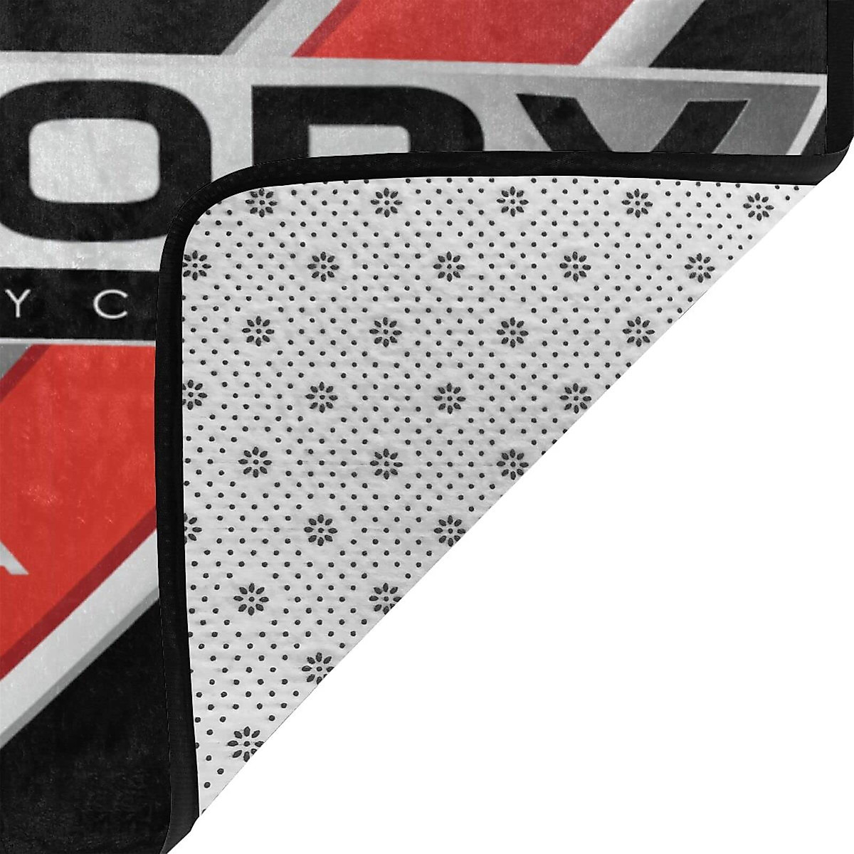 NEWCREATEES Area Rugs Victory Company Motorcycles 60 x 39 Inch Large Carpet for Living Room Bedroom Dorm Home Decor Anti-Slip Floor Rug