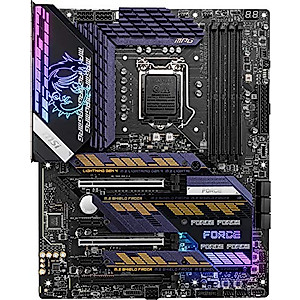 MPG MPG Z590 Gaming Force Gaming Motherboard (ATX, 11th/10th Gen Intel Core, LGA 1200 Socket, DDR4, PCIe 4, CFX, M.2 Slots, USB 3.2 Gen 2, DP/HDMI, Mystic Light RGB)