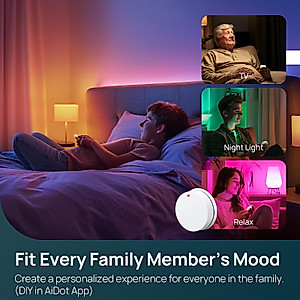 Linkind Smart Light Bulbs with Remote Control, Smart Bulb That Work with Alexa & Google Home, 16 Million Color Changing Light Bulbs 60W, A19 E26 2.4Ghz WiFi Light Dimmable,1800K-6500K,800lm 4 Pack