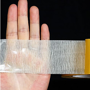 XZRDINGJIE Double Sided Tape Heavy Duty Mounting Tape, 1.18inch x 33ft Double-Sided Fabric Tape Adhesive Tape No Residue, for Home & Office