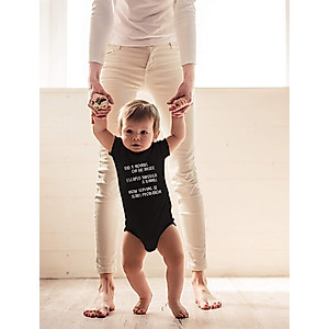 CBTwear Did 9 Month, Escaped Through a Tunnel, Serving 18 Years Baby Bodysuit Unisex Comfy Humor (Newborn, Black)