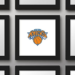 Trends International Gallery Pops NBA New York Knicks - Primary Logo Wall Art, Black Framed Version, 12'' x 12''