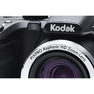 Kodak PIXPRO Astro Zoom AZ421-BK 16MP Digital Camera with 42X Optical Zoom and 3 inch LCD Screen (Black) (Renewed)