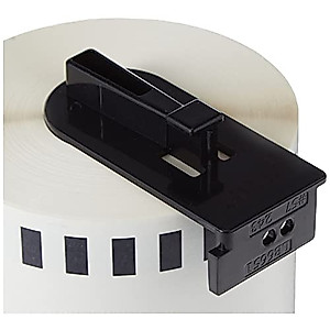 Brother Genuine DK-2243 Continuous Length Black on White Paper Tape for Brother QL Label Printers, 4" x 100' (101mm x 30.4M), 1 Roll per Box, DK2243