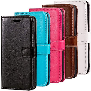 HGJTFANY Wallet Case for Ulefone Armor X13 (6.52") with 1 X Tempered Glass Screen Protector, Stand Function Premium Leather Flip Phone Cover, with Soft TPU bumper lining Case - Black