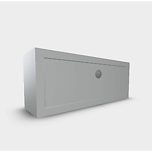 Ketcham Lockable Medicine Box, 13 x 5 in, Clear, LB-3