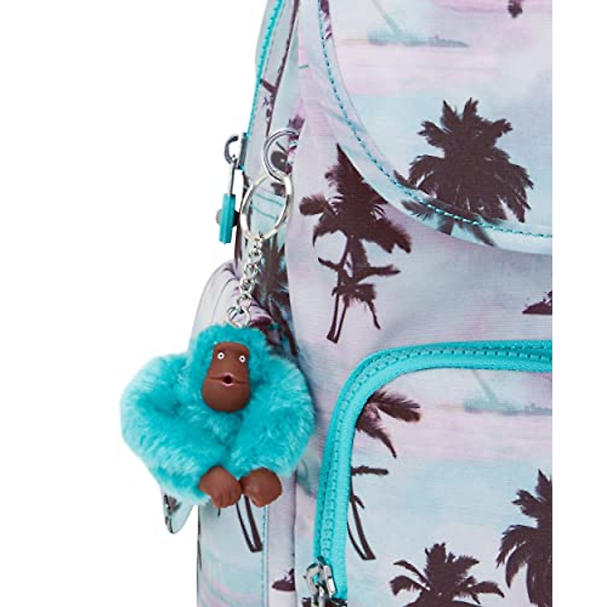 Kipling Women's City Pack Small Backpack, Lightweight Versatile Daypack, Shadow Palm PRT, 12''L x 14.5''H x 7.8''D