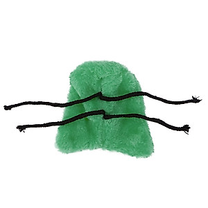 Parrot Warm Plush Fleece Bird Blanket Cuddle Nest Sleeping Nest Birds Cage Hanging Bed House for Parakeet Cockatiel(S Green)