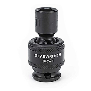 GEARWRENCH 15 Piece 3/8inch Drive 6 Point Universal Impact Socket Set, Metric - 84918N