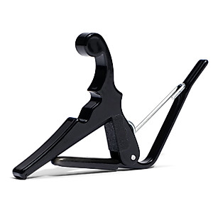 Kyser Quick-Change Capo for banjos, ukuleles, and mandolins, Black, KBMB