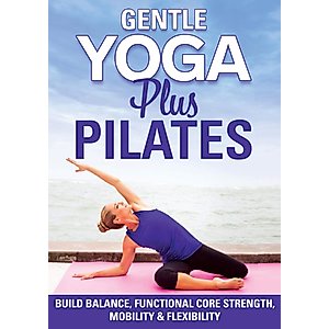 Gentle Yoga Plus Pilates DVD: Low Impact Abs, Core, Flexibility, Balance, Two Total Body At Home No Equipment Workouts with Jessica Smith