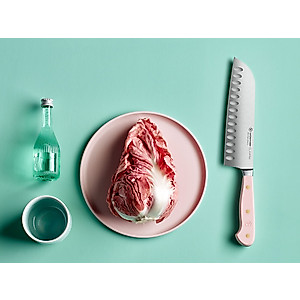 WÜSTHOF Classic Pink Himalayan Salt 7" Santoku Knife