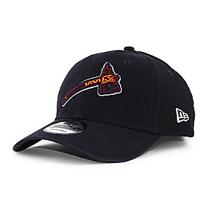 Atlanta Braves Navy Core Classic Secondary 9TWENTY Adjustable Hat