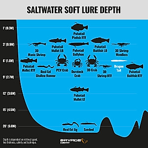 Dragon Tail 6" (Olive Brown Pearl) 3358 One Size