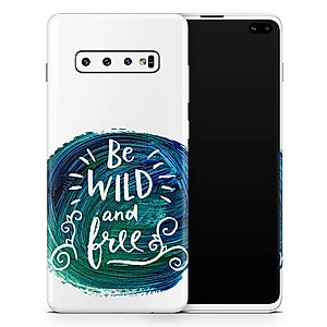 DesignSkinz Be Wild and Free Protective Vinyl Decal Wrap Skin Cover Compatible with The Samsung Galaxy S20 (Screen Trim & Back Glass Skin)