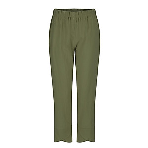 High Waist Dress Pant Fold Over Yoga Pant Women's Clothing for Summer Plus Size Tops for Palazzo Pants White Hankerchifs Women Capris for Summer Flowy Pant Boho