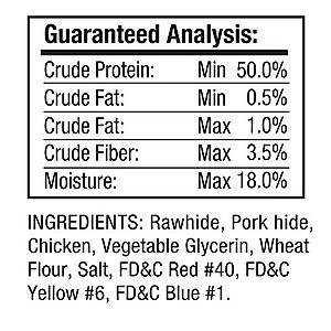 Good ’n’ Fun Triple Flavor Ribs, Rawhide Snack for All Dogs