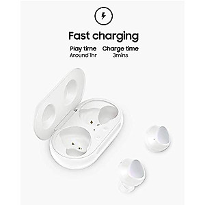 UrbanX Street Buds Plus - True Wireless Earbuds w/Hands Free Controls (Wireless Charging Case Included) - White