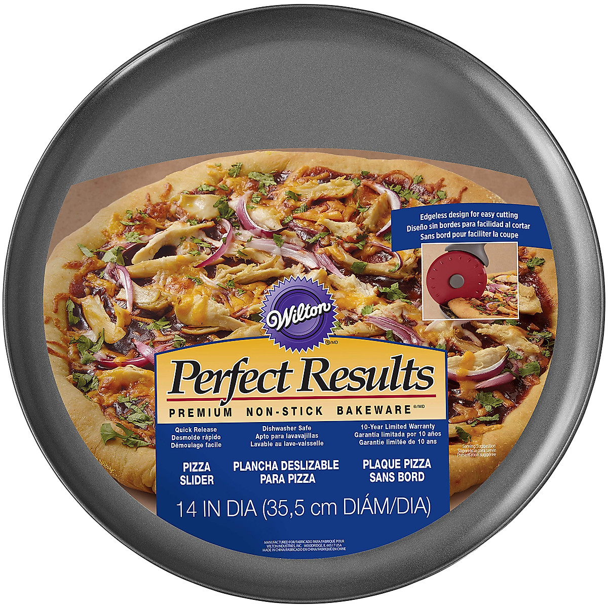 Wilton 14-inch Pizza Pan and 12-Cup Muffin Pan Bakeware Set