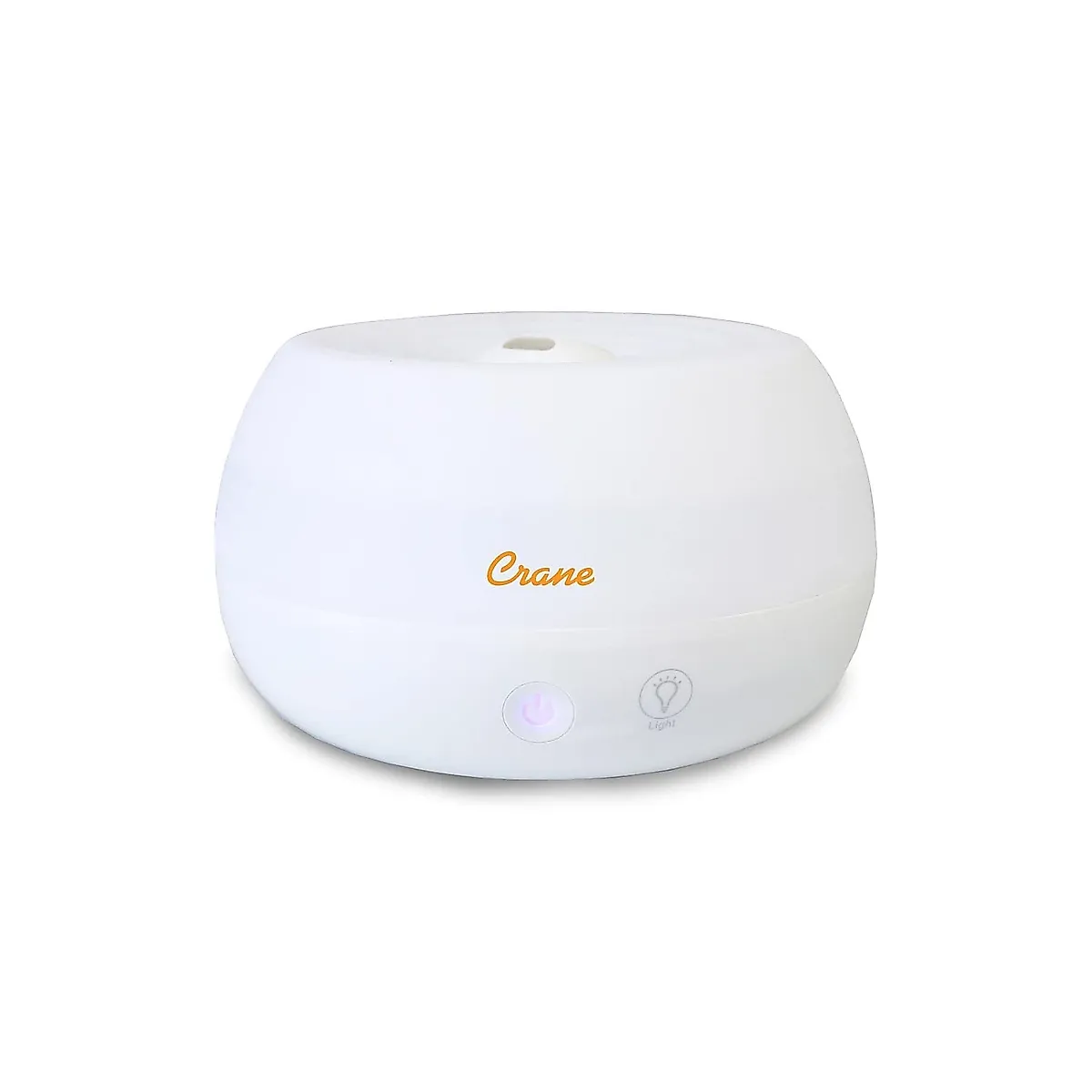 Crane Small Ultrasonic Diffuser and Air Humidifiers for Bedroom and Office, .2 Gallon Cool Mist Humidifier for Personal Use, No Humidifier Filters Needed, White