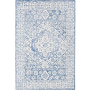Mark&Day Area Rugs, 3x5 Yvelines Traditional Pale Blue Area Rug, Blue/White Carpet for Living Room, Bedroom or Kitchen (3'3" x 5'3")