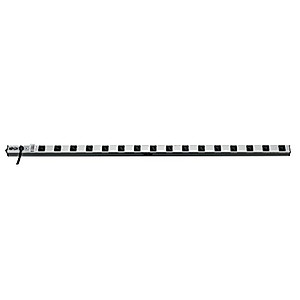 Tripp Lite 16 Outlet Bench & Cabinet Power Strip, 48 in. Length, 15ft Cord with 5-15P Plug, (PS4816) Black