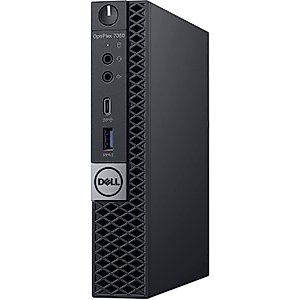 Dell Optiplex 7060 MFF Micro Form Factor (MFF) Desktop, 8th Gen Intel Core i5-8500T, 16GB RAM, 512GB SSD, Intel UHD Graphics 630, Windows 10 Pro (Renewed)
