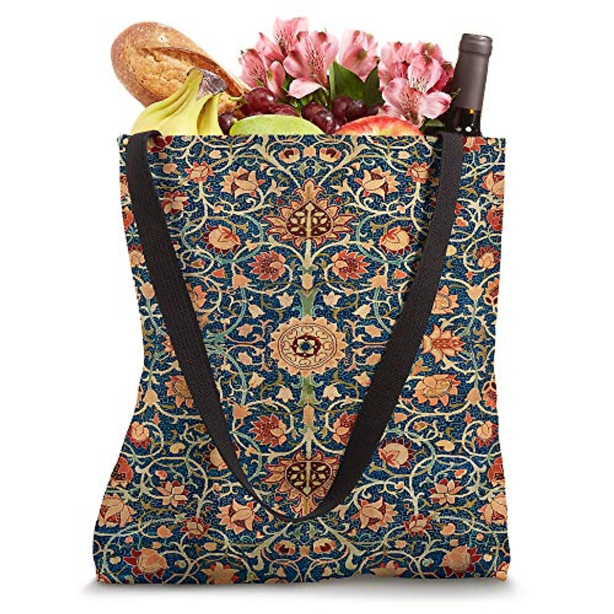 Bohemian Vintage Moroccan Pattern Retro Floral Boho Gift Tote Bag