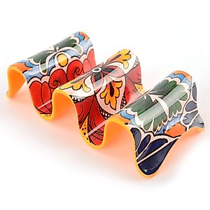 Prepara Multiple Taco Holder, Yellow, Holds 3 Tacos