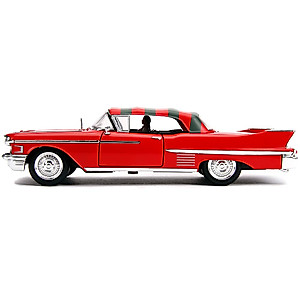 Jada Toys 1:24 Nightmare - '57 Cadillac W/Figure, Red, Standard, 26066