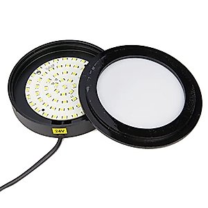ZTBH Microscope Accessories Kit 50-75mm Stereo Microscope Bottom Light Lamp, Round Light Source, LED Backlight Illuminator AC90V-240V Microscope Slides (Magnification : 70mm)