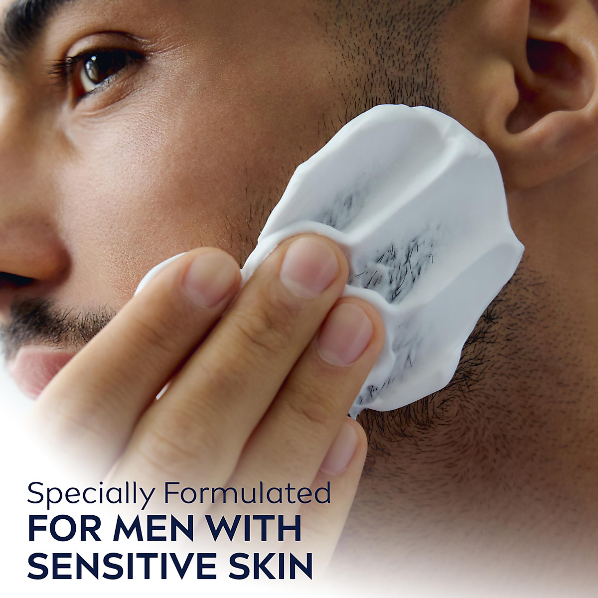 NIVEA MEN Sensitive Shave Foam with Vitamin E, Soothing Chamomile and Witch Hazel Extracts, 6 Pack of 7 Oz Cans