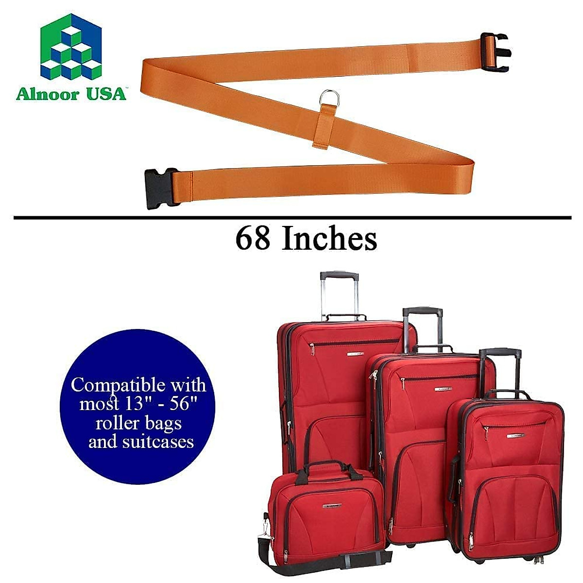 Alnoor USA Double Combo of Car Seat Travel Belt & Car Seat Travel Bag | Car Seat Bags for Air Travel & Car Seat Luggage Strap | Purchase Gate Check Stroller Bag/Car Seat Carrier for Airport &