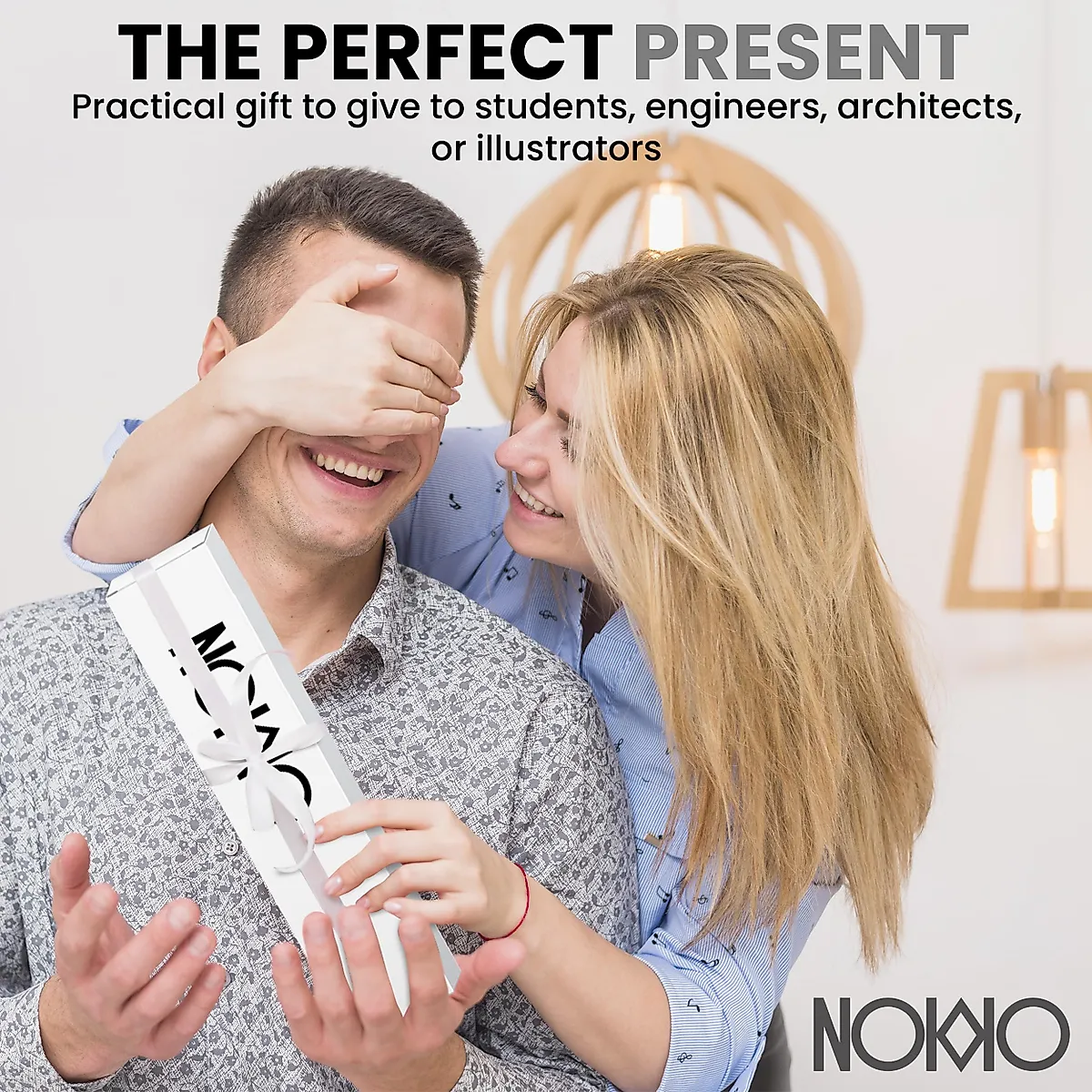 NOKKO Architectural and Engineering Scale Ruler Set - Professional Measuring Kit for Drafting, Construction - Imperial and Metric Conversion Table Included - Laser-Etched Markings, Anodized Aluminum