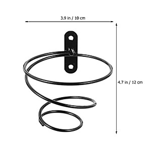 Kichvoe 2pcs Spiral Wine Wall Holder Metal Wine Bottle Display Holder Wall-Mounted Wine Rack Wine Storage Organizer for Beverages Champagne Liquor