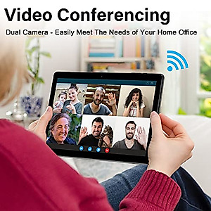 Android Tablet, 10 inch Android 11 Tablet, 2GB RAM 32GB ROM, 512GB Expand Android Tablet with 8000mAh Battery, Dual Camera, WiFi, Bluetooth, IPS HD Touch Screen, Google GMS Certified
