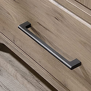 Sauder Summit Station Armoire, L: 36.77" x W: 18.15" x H: 54.53", Laurel Oak Finish