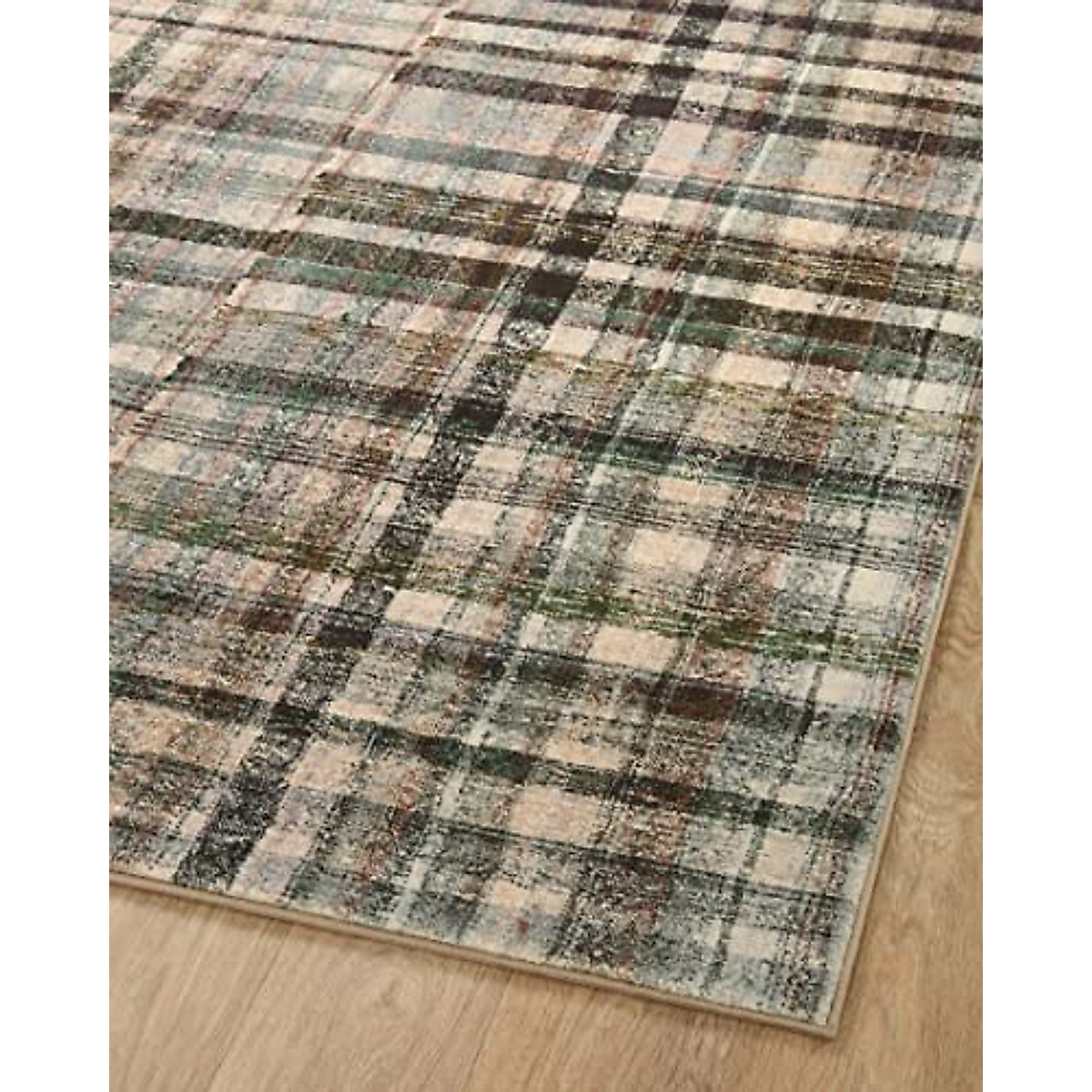 Loloi Chris Loves Julia Humphrey Collection HUM-03 Forest/Multi 7'-3'' x 9'-3'' .38" Pile Height, Area Rug feat. CloudPile