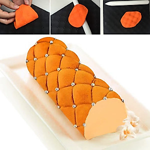 Mousse Silicone Mat Mousse Roll Swiss Roll Texture Mat Plaid Lace Fondant Mat Pastry Baking Resin Mold Cake Decorating