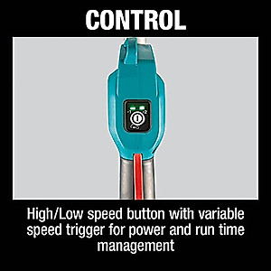 Makita XUX02SM1X4 18V LXT Lithium-Ion Brushless Cordless Couple Shaft Power Head Kit With 13" String Trimmer & 10" Pole Saw Attachments (4.0Ah)