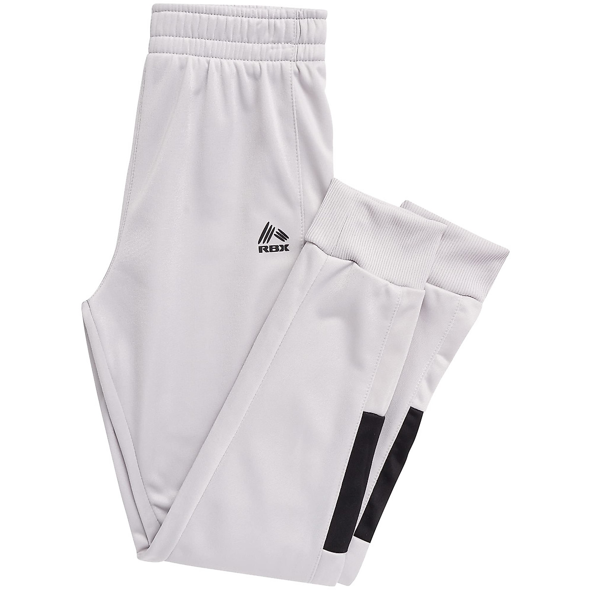 RBX Boys' Sweatsuit Set – 4 Piece Thermal Sports Hoodie and Tricot Jogger Pants (8-12), Size 10, Red Basketball/Black Football