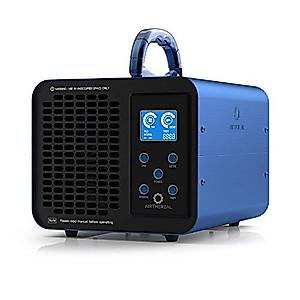 Airthereal MA10K-PRODIGI Digital Ozone - Ionizer,Blue & MA5000 Commercial Generator 5000mg/h Ozone Machine Home Air Ionizers Deodorizer for Rooms, Smoke, Cars and Pets, Blue