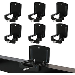 RONDURE 6pcs Mattress Slide Stopper, Non Slip Mattress Gripper to Keep Mattress from Sliding - Mattress Holder for Metal Bed Frame to Prevent Sliding