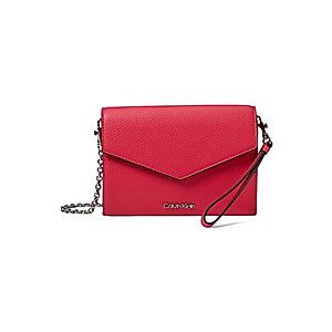 Calvin Klein Convertible Crossbody Rose Red One Size